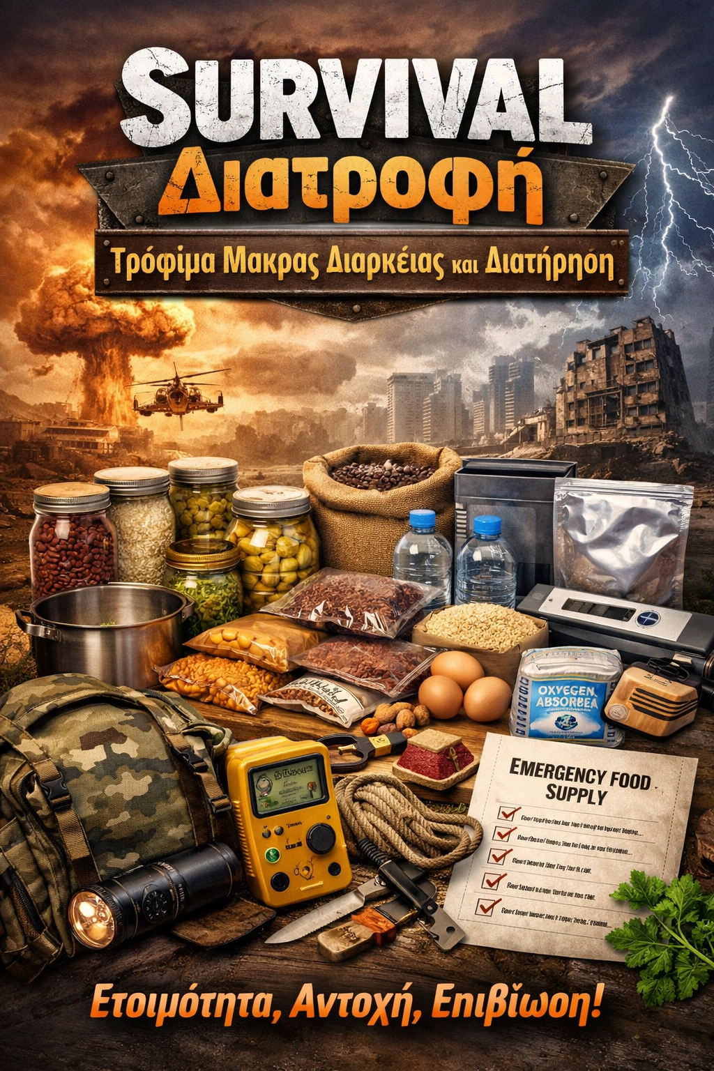 🔥Survival Διατροφή: Τρόφιμα Μακράς Διαρκείας και Διατήρηση - Do-it.gr ...